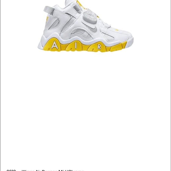 Nike | Shoes | 29 Wmns Air Barrage Mid Chrome Yellow | Poshmark